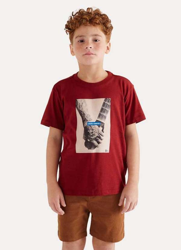 Camiseta Mini Pf Estampada Conecta Ii Reserva Mini Verde - Reserva